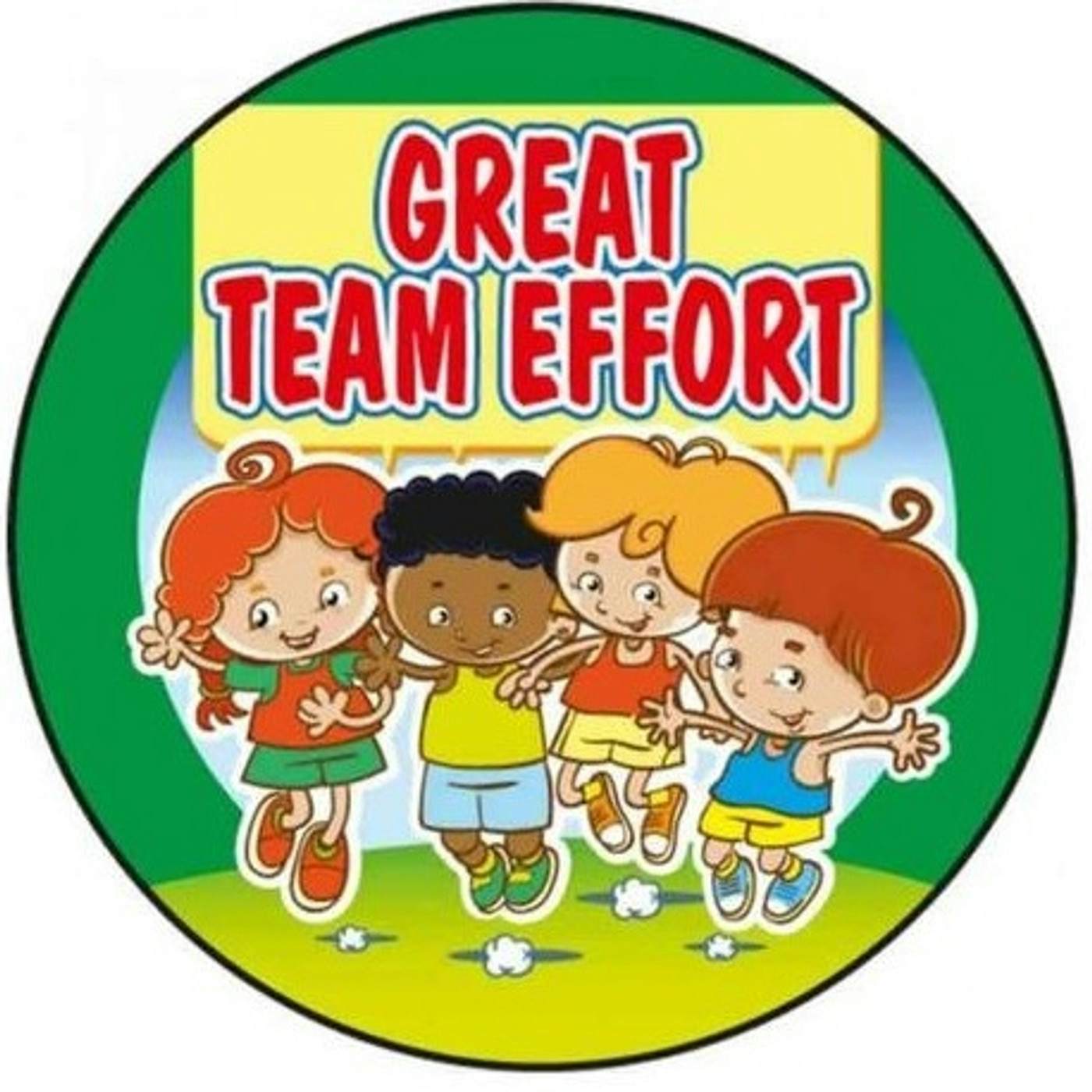GREAT TEAM EFFORT STICKERS PKT 50 - Qizzle GREAT TEAM EFFORT STICKERS PKT 50 - Qizzle